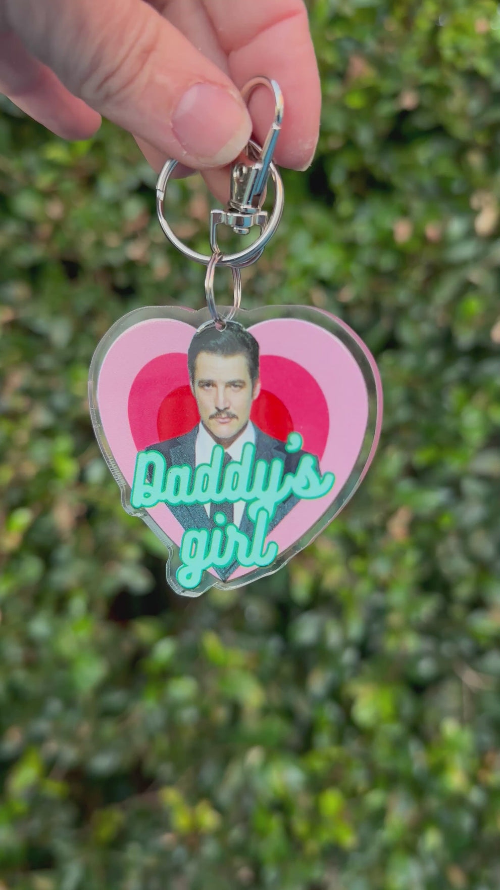 Pedro Pascal “Daddy’s Girl” Keychain – Little Olive Creates
